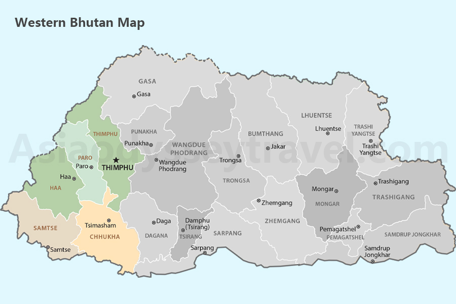Bhutan Location Map: Where is Bhutan on a Map?
