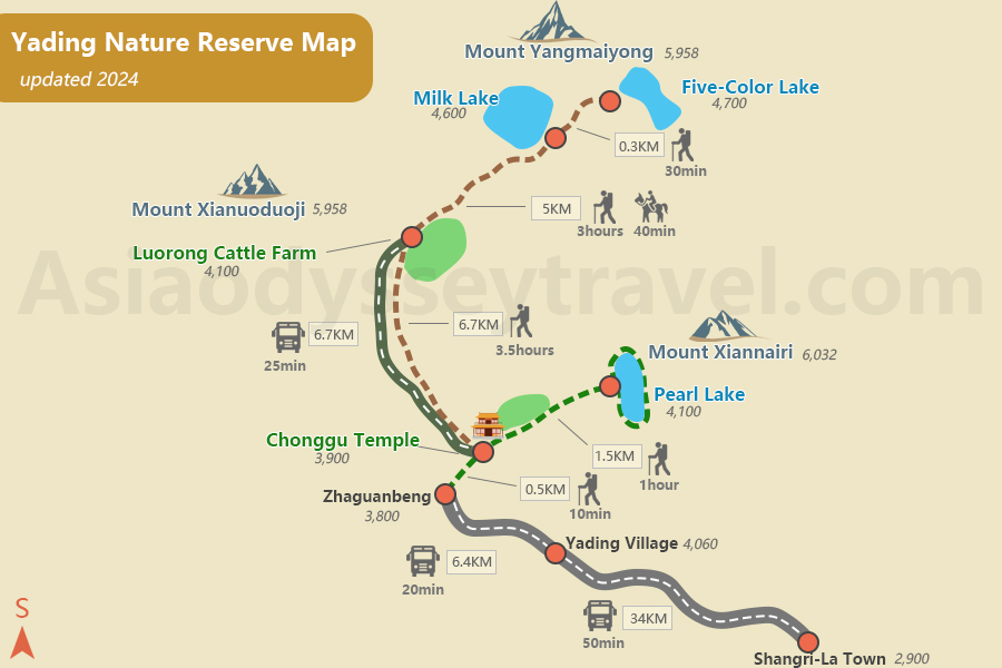 Yading Nature Reserve (Sichuan, China): Altitude, Map & Attractions